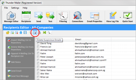 How to clean a Mailing List | Thunder Mailer – Mass Emailing Software